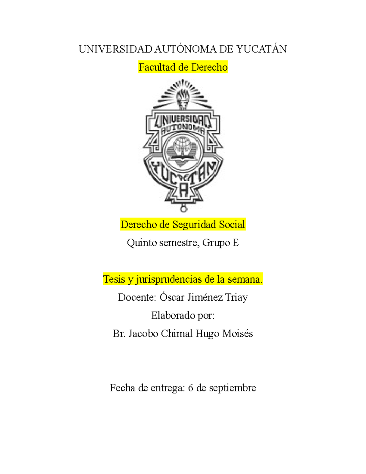 Jacobo Hugo Tesis Jurisprudencias Resaltado - Derecho de la seguridad ...