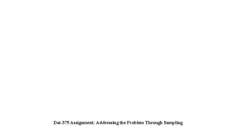 Dat-375 Assignment: Analyzing Crime Trends via Sampling Techniques ...