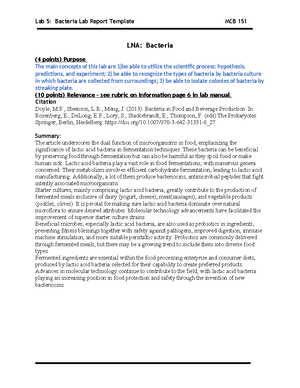 LNA Electrophoresis - Lab 10: Electrophoresis of DNA Lab Report ...