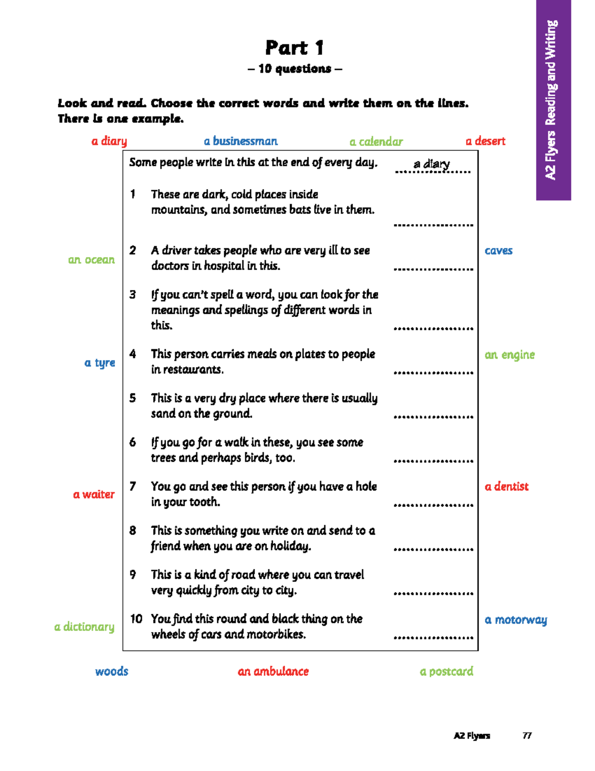 A2 Flyers Practice Questions and Activities - Studocu
