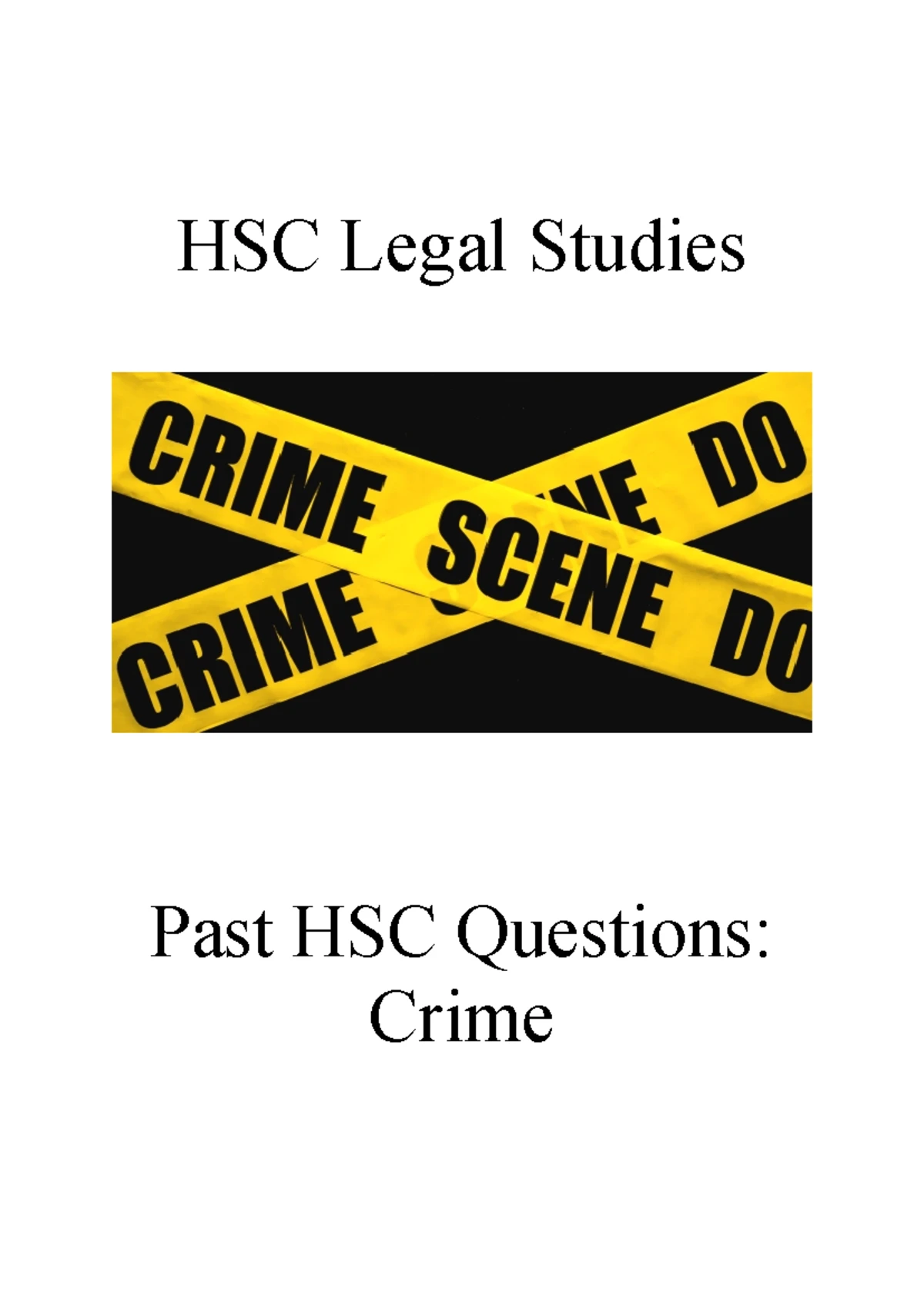 2024 HSC Legal Studies Examination Guidelines and Question Papers - Studocu