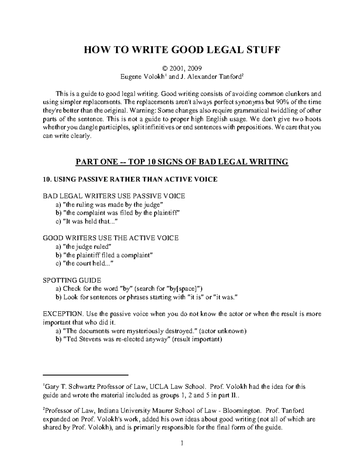Legal Writing Guide: Tips for Clarity and Precision - Studocu