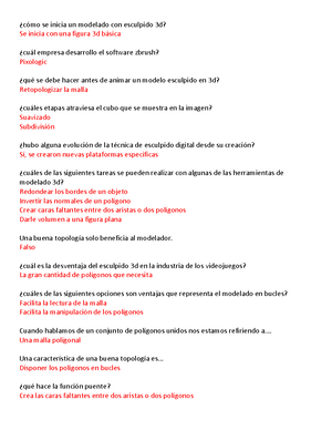 Modulo 1lectura 1 Modelado - Introducción a las técnicas de Modelado 3D ...