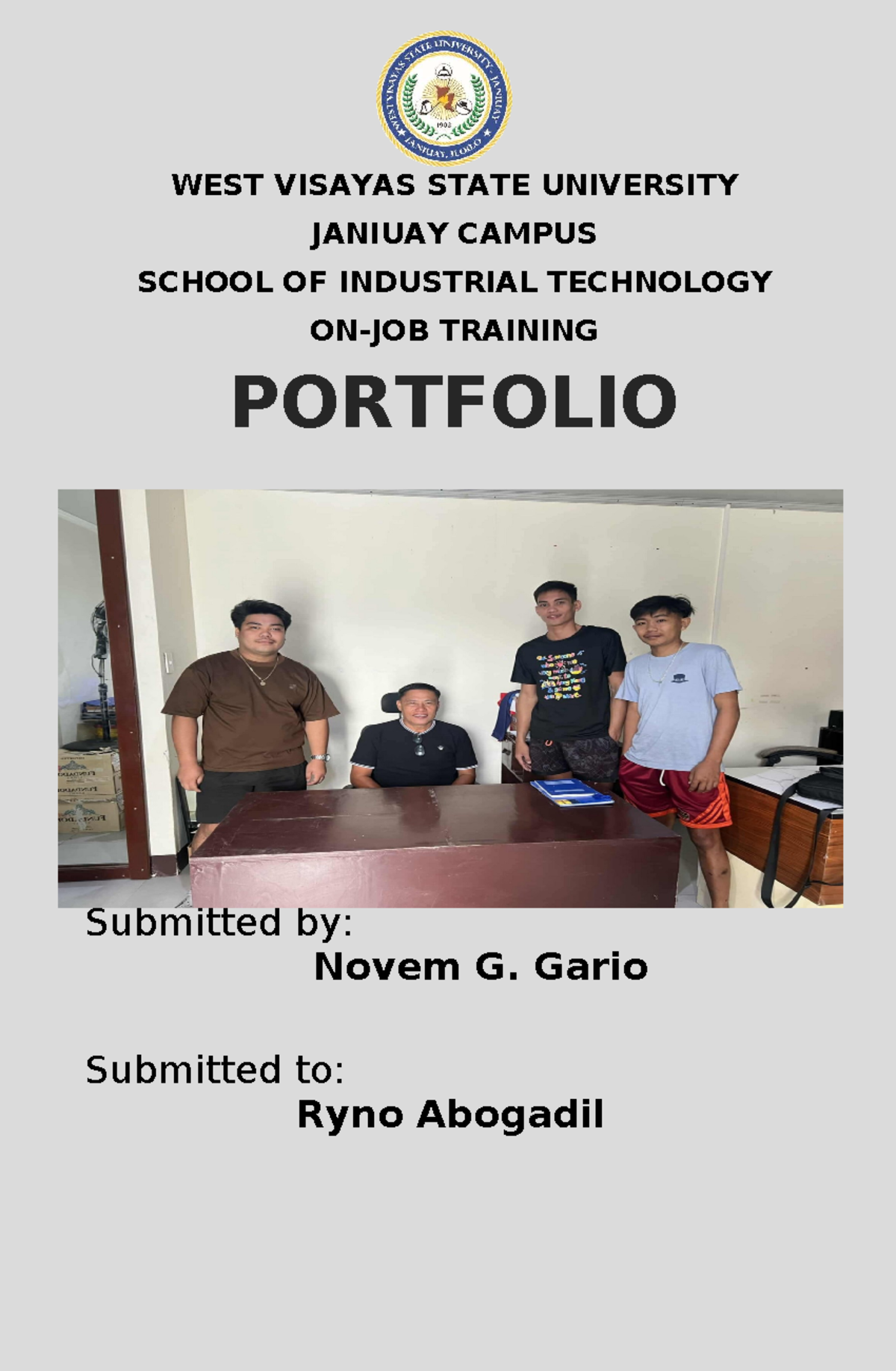Portfolio - class notes - Abm, Practical Research - WEST VISAYAS STATE ...