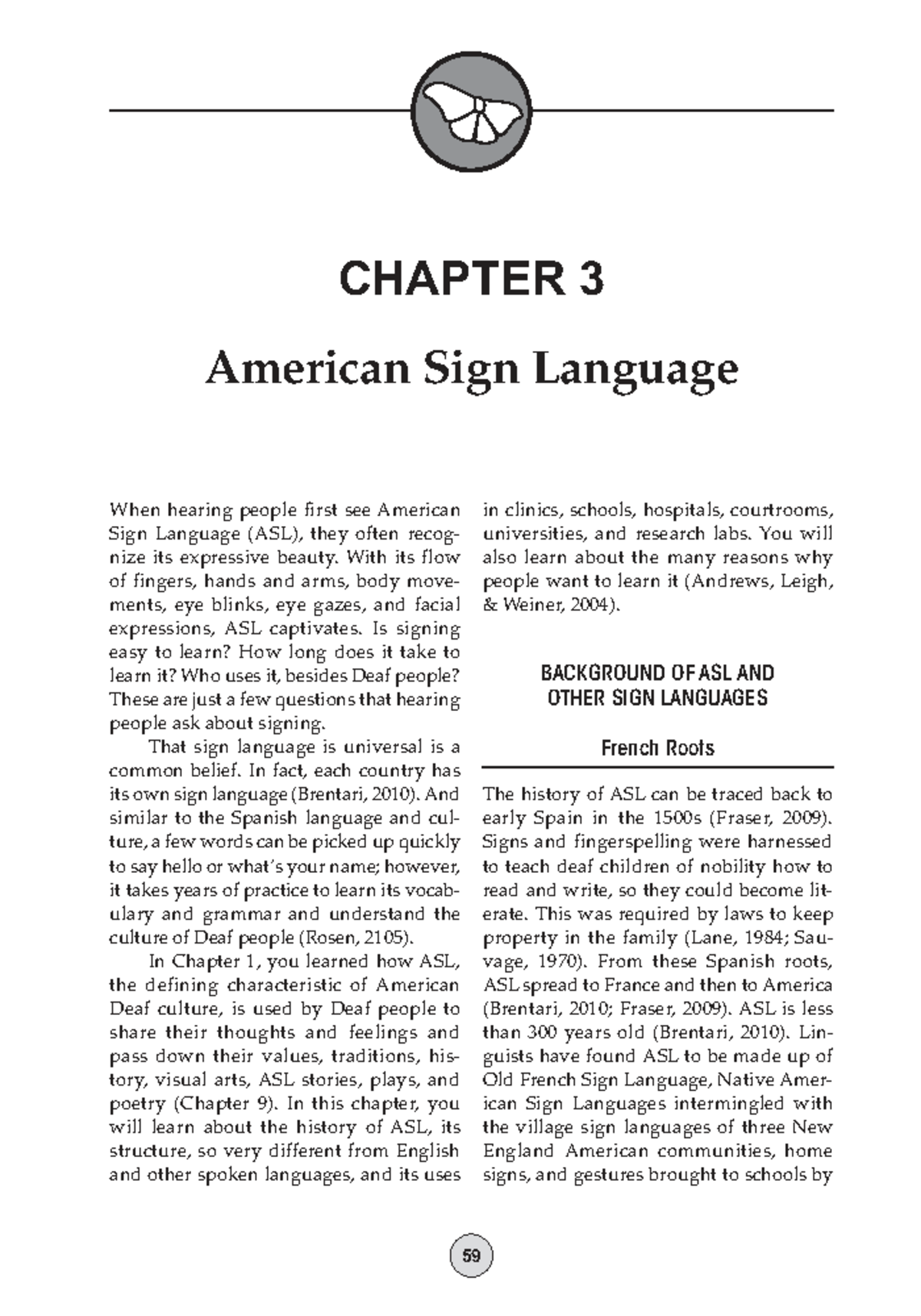 CHAPTER 3: Understanding American Sign Language and Its Cultural Impact ...
