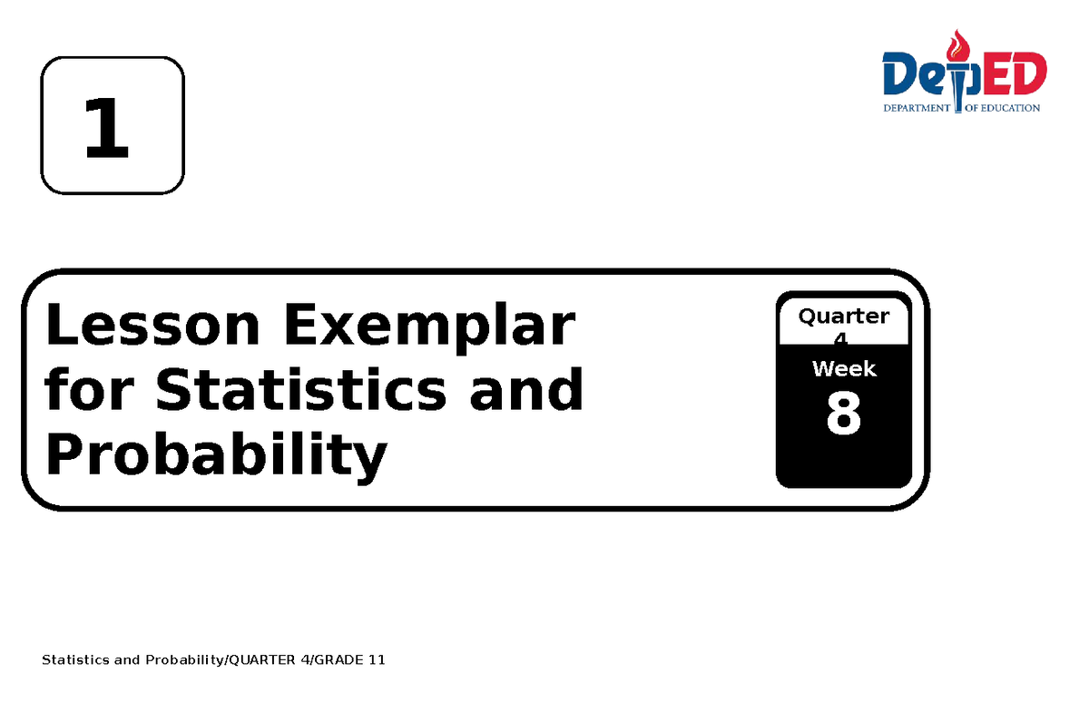 Lesson Exemplar: Regression Analysis in Statistics and Probability ...