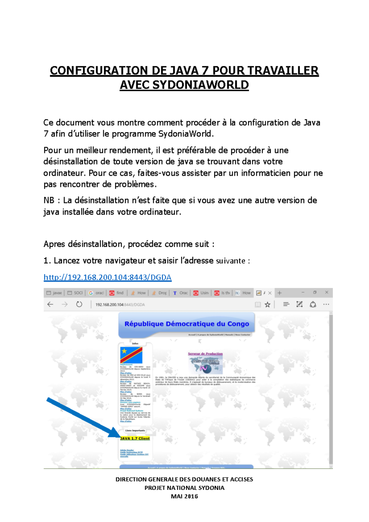 Guide de Configuration de Java 7 pour SydoniaWorld - Studocu