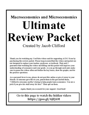 EC120 Cheat sheet - Google Docs - Ch 11: Labor Markets Leisure Time ...