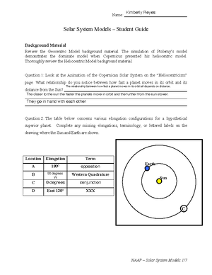 3 Motions of the Sun Finished 0 - Name: Motions of the Sun – Student ...