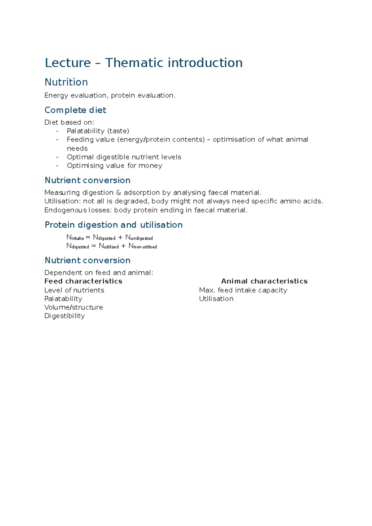 Lecture 1 - Thematic Introduction - Lecture – Thematic introduction ...