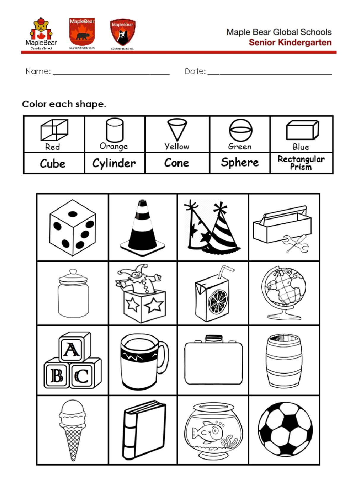 3D Colouring Math - 109283 - MapleBear MapleBear Maple Bear Global ...