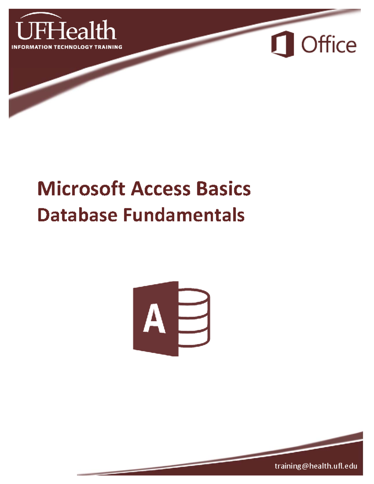 Access 2016 Basics: Essential Skills Handout for Beginners - Studocu