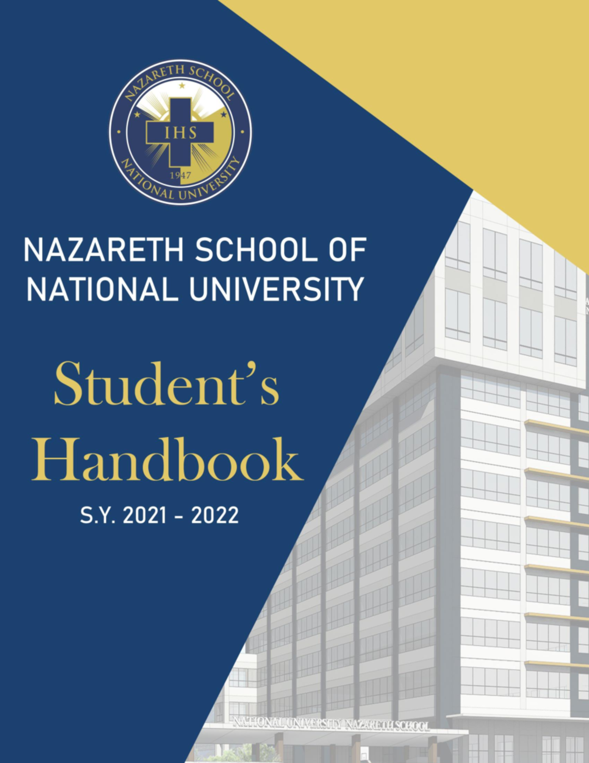 NUNS Student Handbook FOR Remote Learning (1) - I. A BRIEF HISTORY OF ...