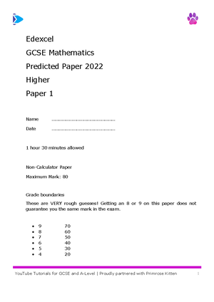 GCSE masterdocument - GCSE MASTERDOC!! MATHS - Corbettmaths 5 a day ...