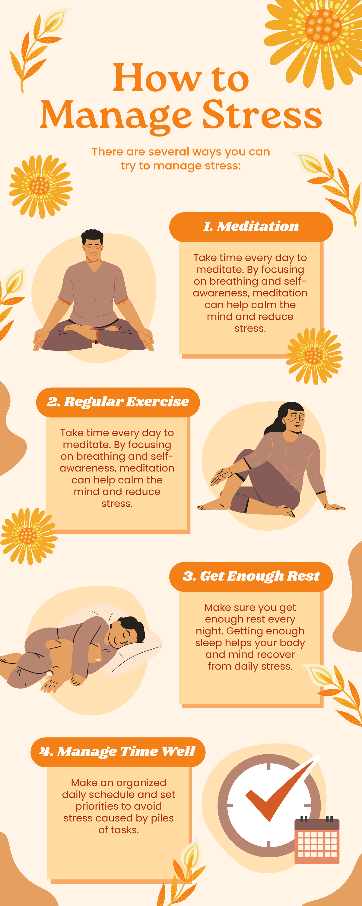 Infographic - Stress Management - How to Manage Stress Make sure you ...