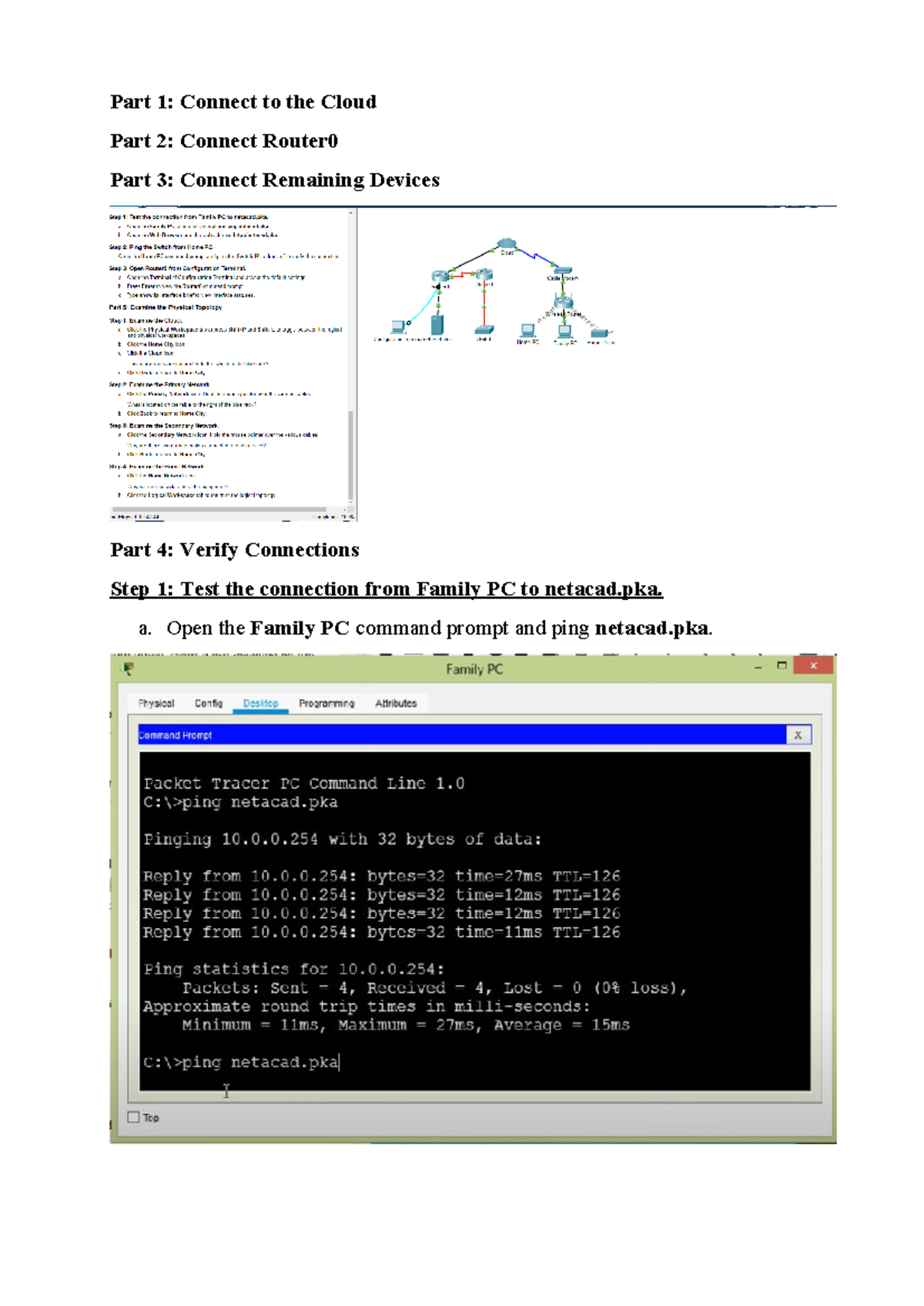 4.6.5 Packet Tracer – Wired & Wireless LAN Connection Guide (Answers ...