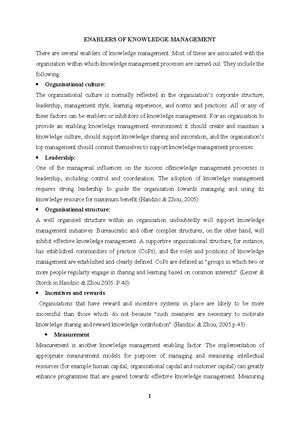 Km ass 2 & 3 - assignment - KNOWLEDGE MANAGEMENT GROUP WORK ASSIGNMENT 2 & 3 1 MUIA 24/ 2 KABIRO ...