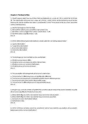 Field 5e Testbank 07 - Test bank old edition - Chapter 7: Non ...