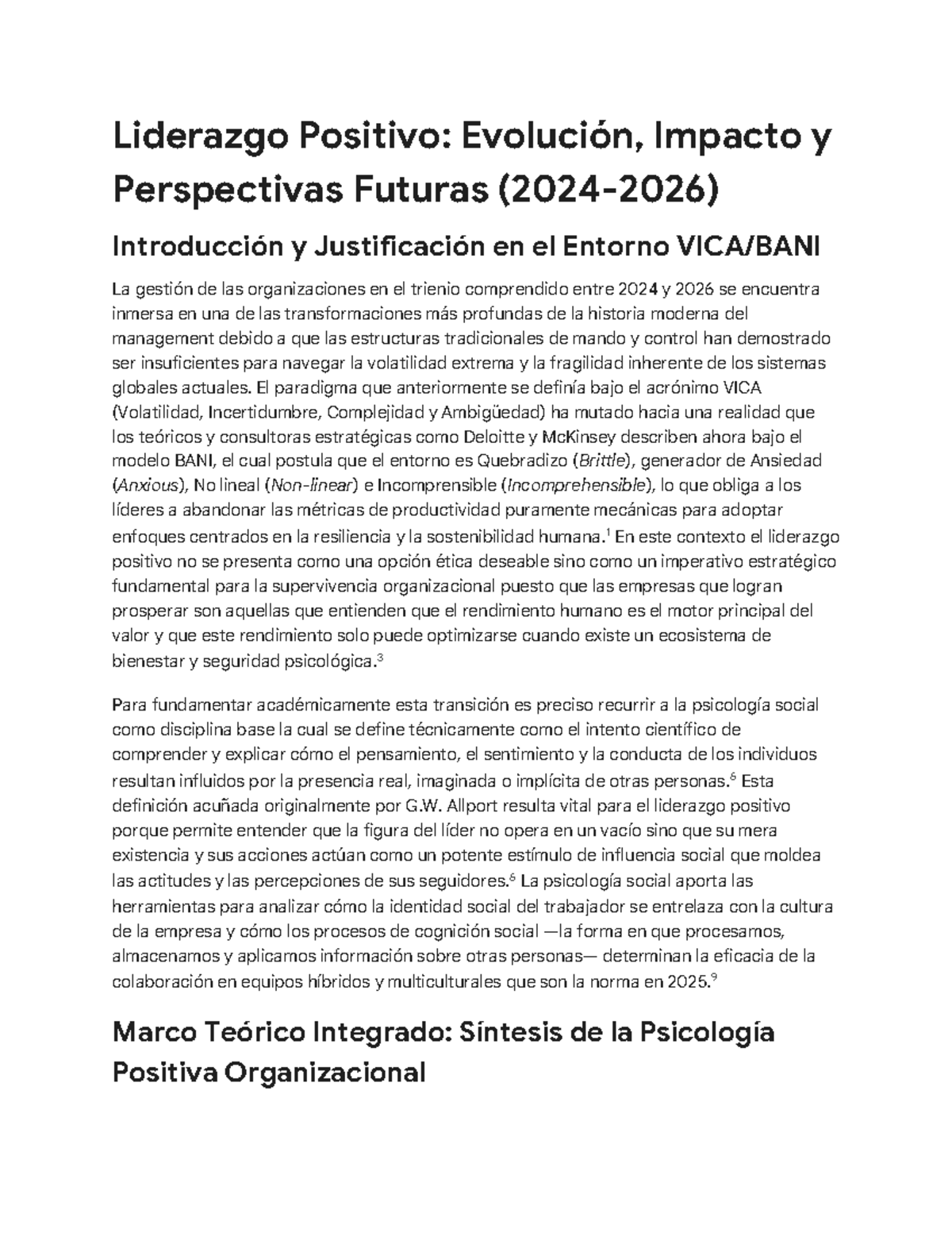 Liderazgo Positivo en el Entorno BANI: Evolución y Estrategias 2024 ...