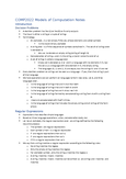 COMP2022 - USyd - COMP2022 Models of Computation - Studocu