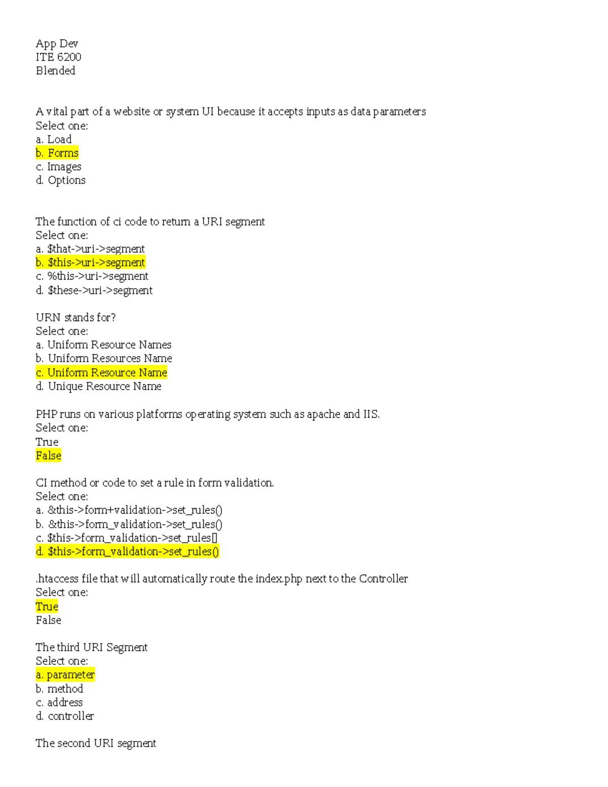 ADET Prelim EXAM - application development - App Dev ITE 6200 Blended A ...