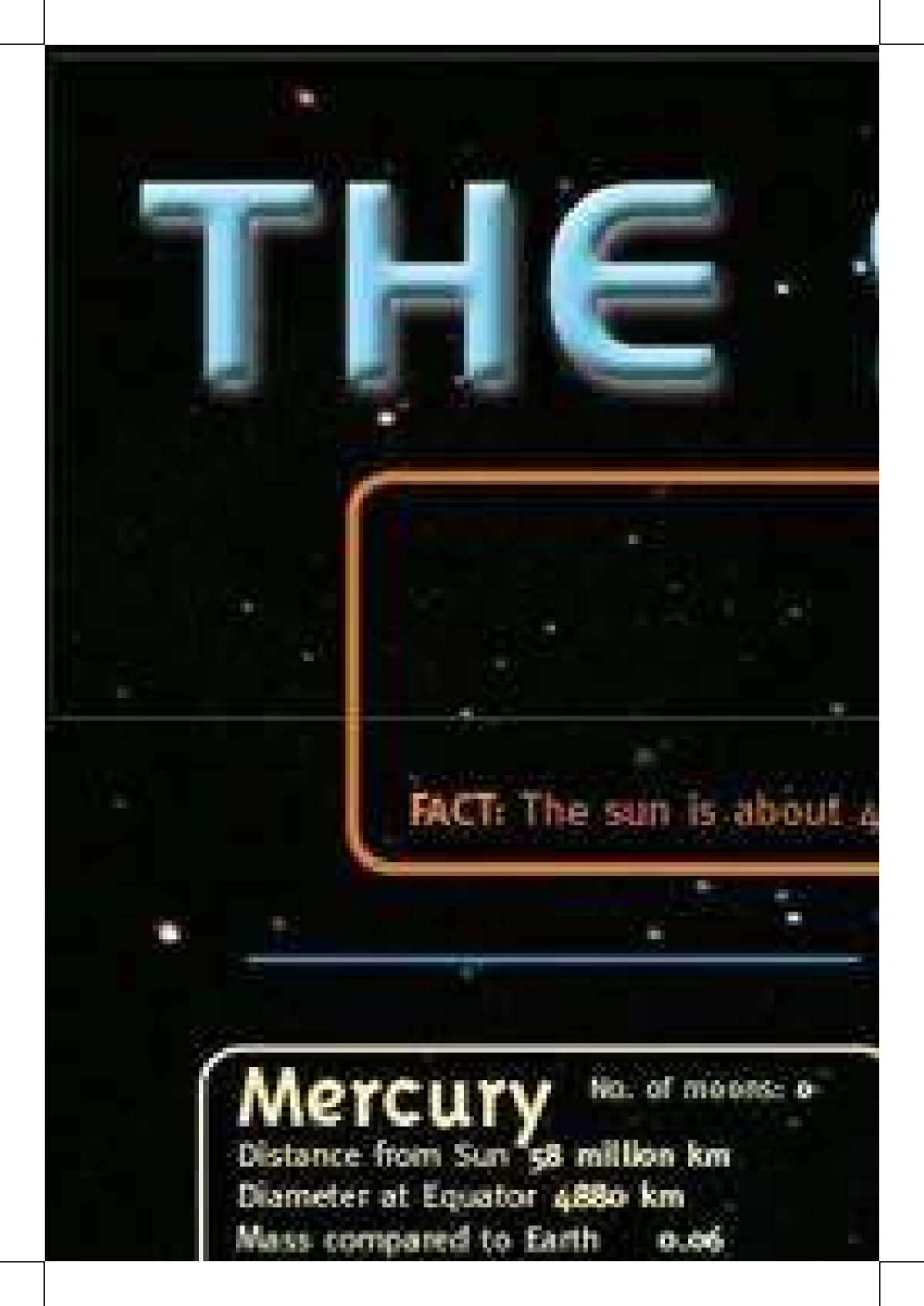 Solar System Overview: Key Facts & Figures - Studocu