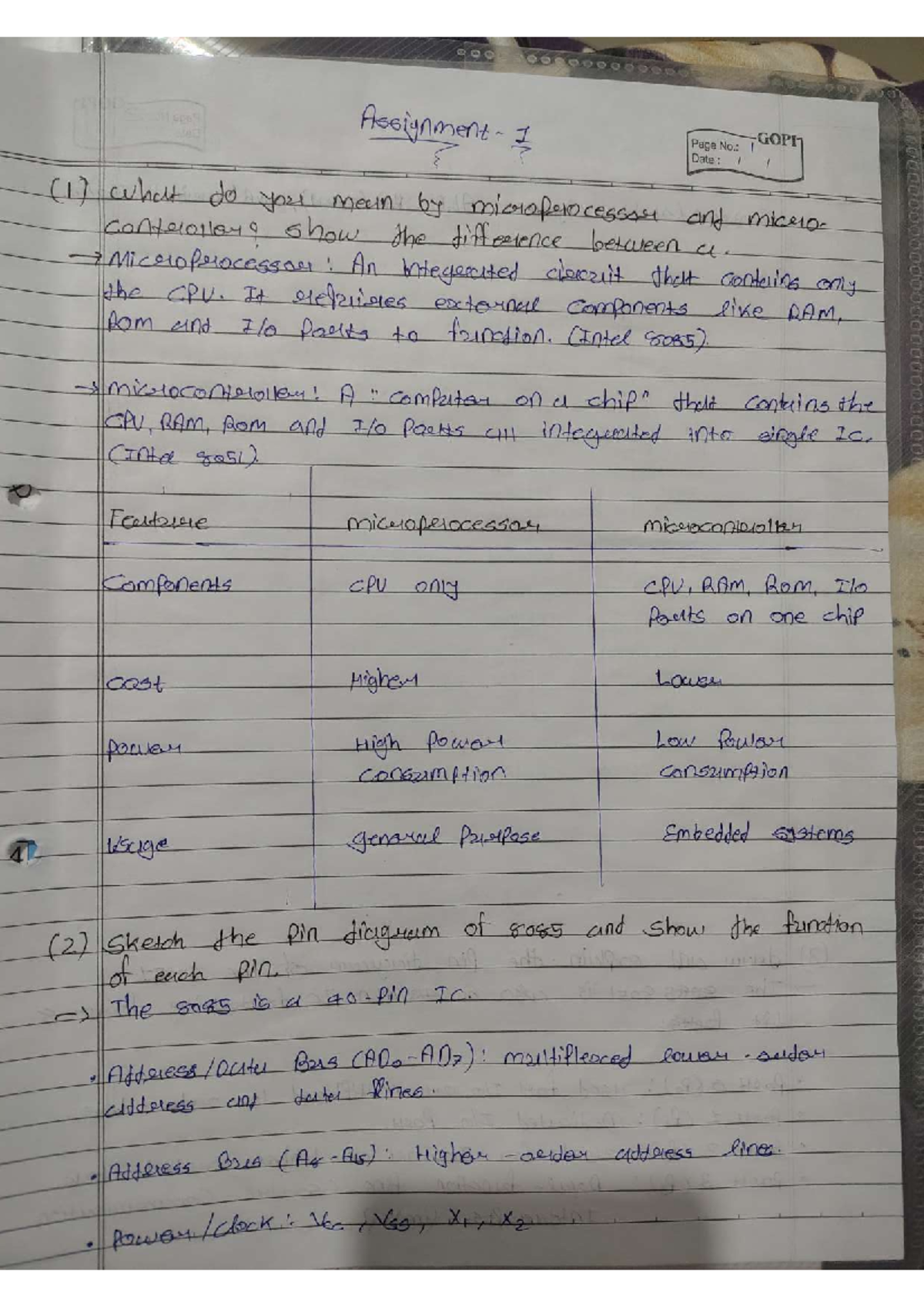 Assignment 7: Embedded Systems Overview (BOM 2408) - Studocu