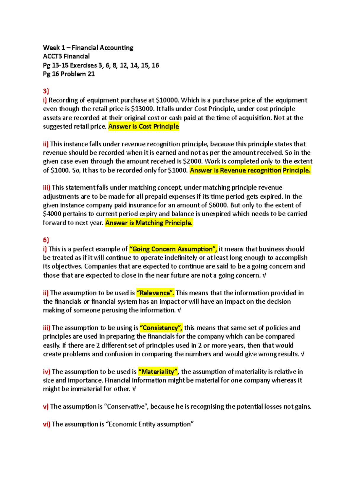 Week 1 - Financial - Week 1 – Financial Accounting ACCT3 Financial Pg ...