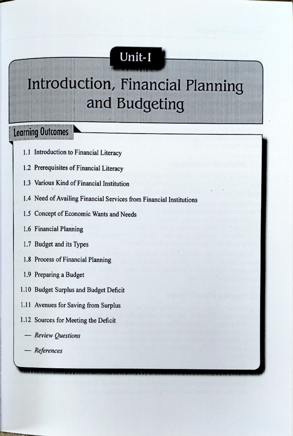 Unit-1 finance for everyone - Introduction, Financial Planning ...