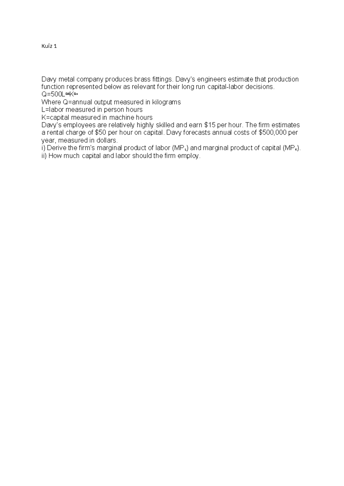 Kuiz production - good - Kuiz 1 Davy metal company produces brass ...