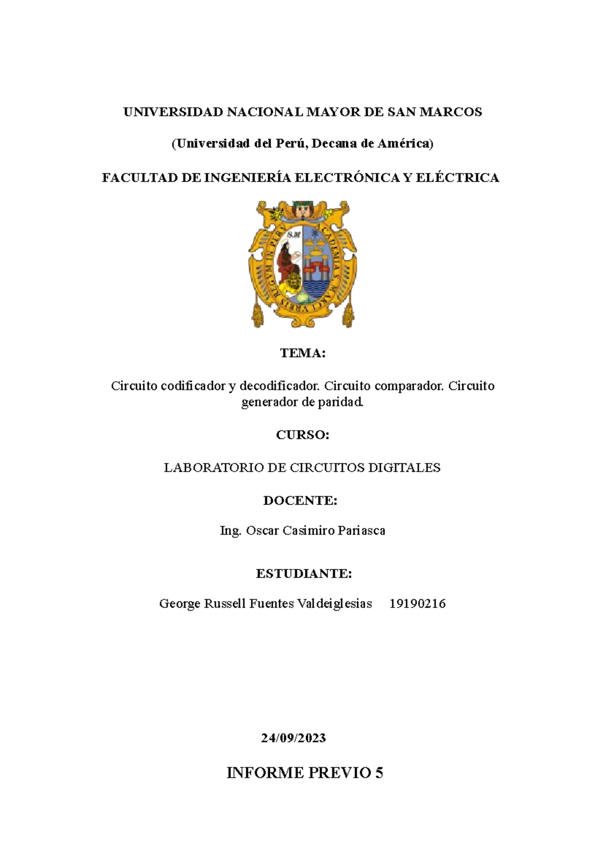 LAB 5: Codificadores, Decodificadores y Comparadores en Circuitos ...