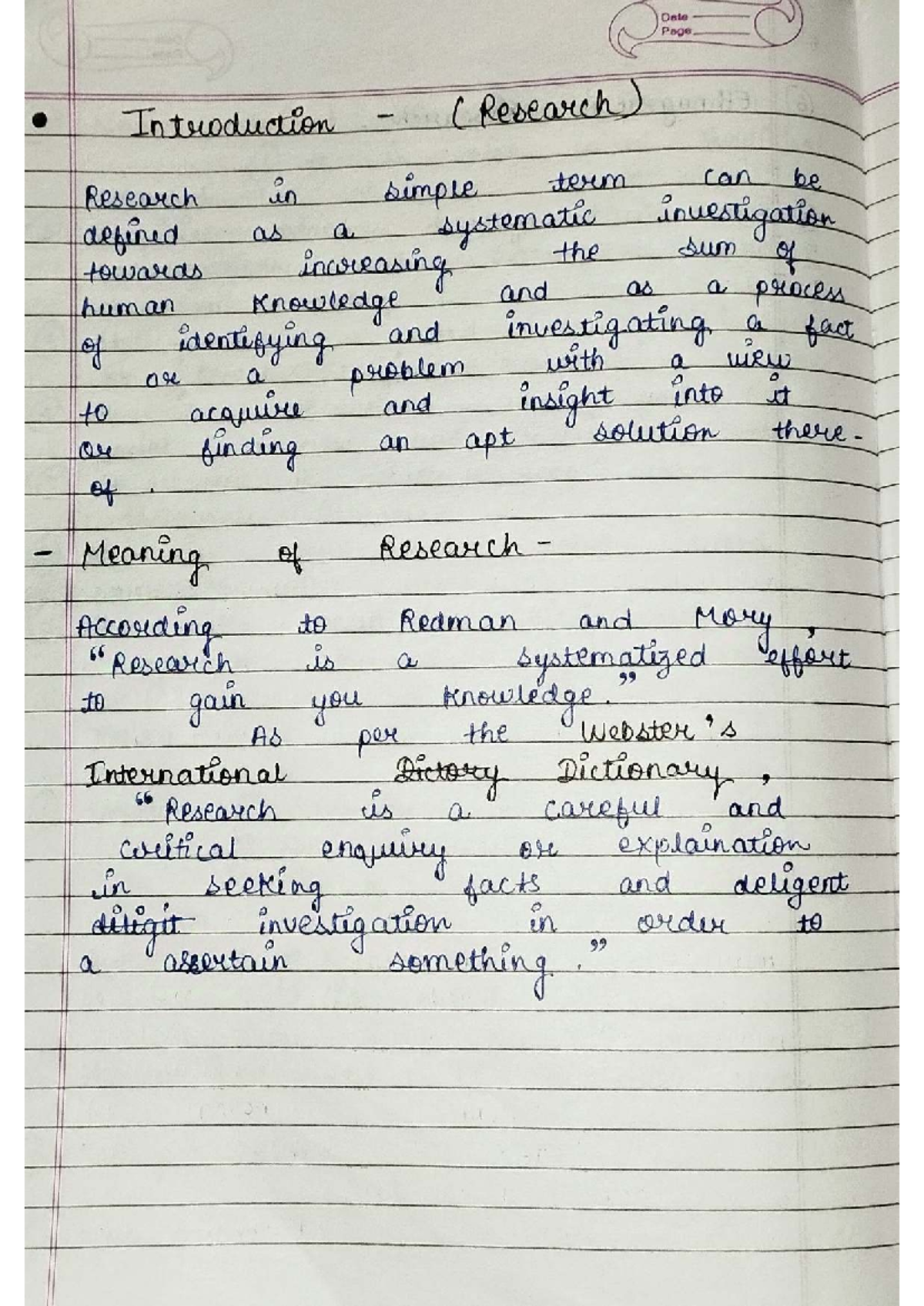 English-1 Unit-4: Research Methodology Overview and Techniques - Studocu