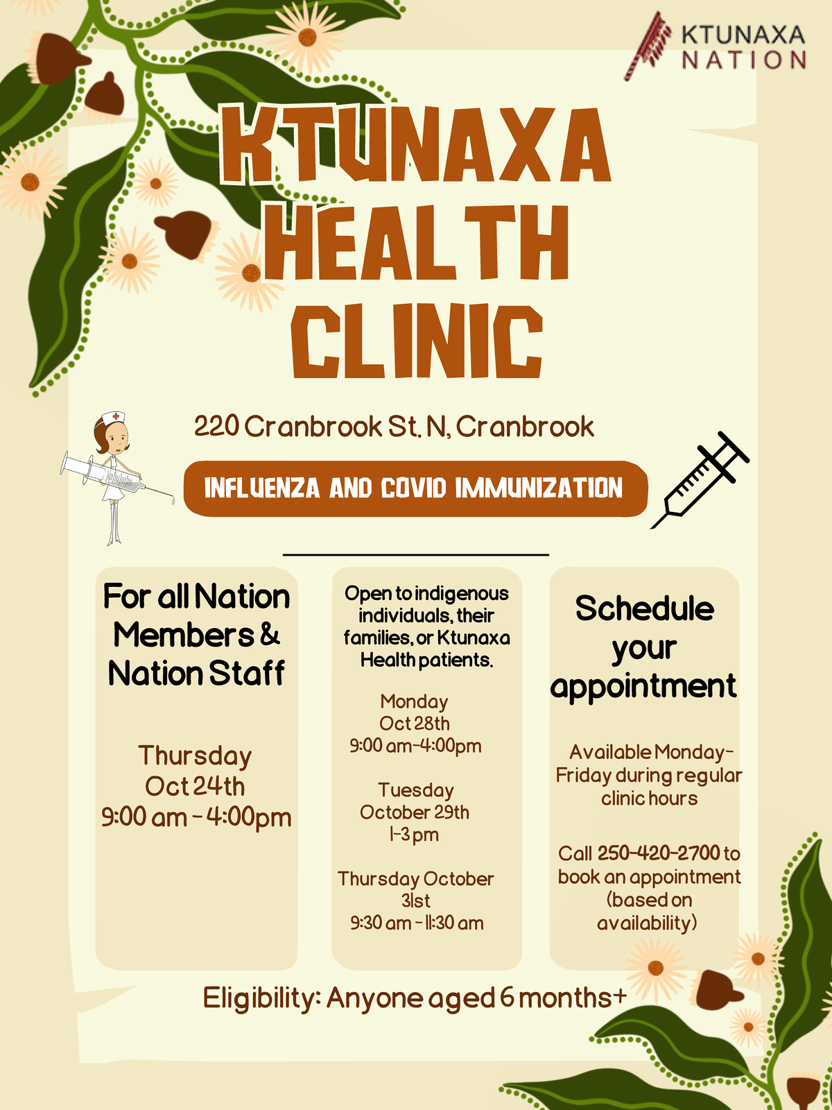 6+ w: BOA - Sorry need to know - KTUNAXA HEALTH CLINIC KTUNAXA HEALTH ...