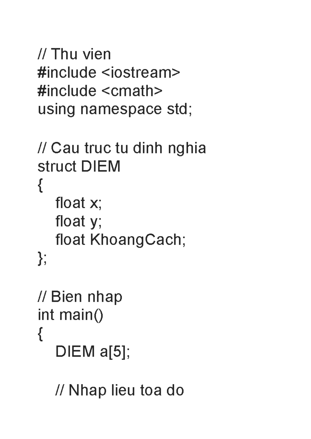 Bai5buoi2 - bài tập - // Thu vien #include #include using namespace ...