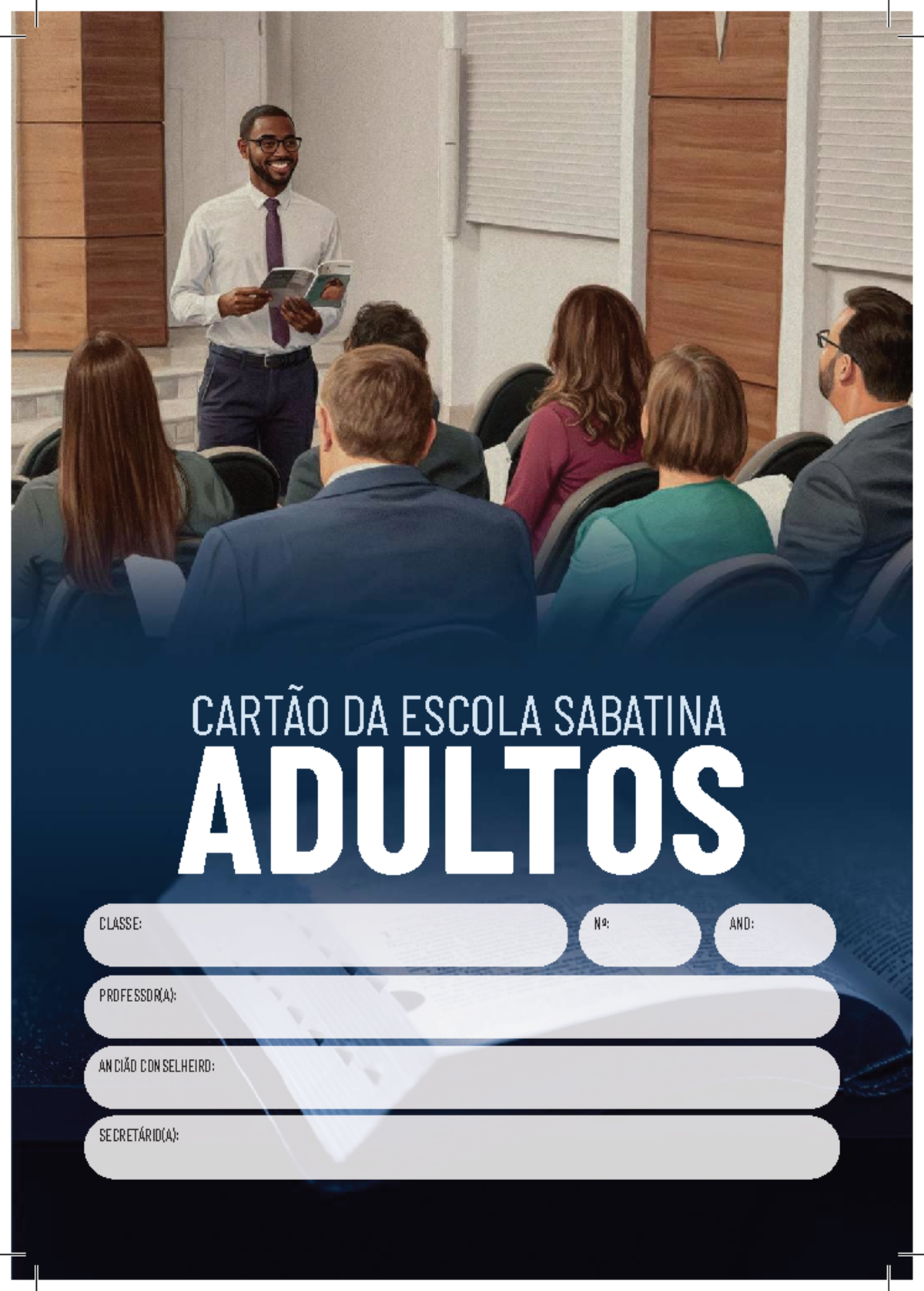 Cartão da Escola Sabatina - Adultos 2026: Presença e Atividades - Studocu