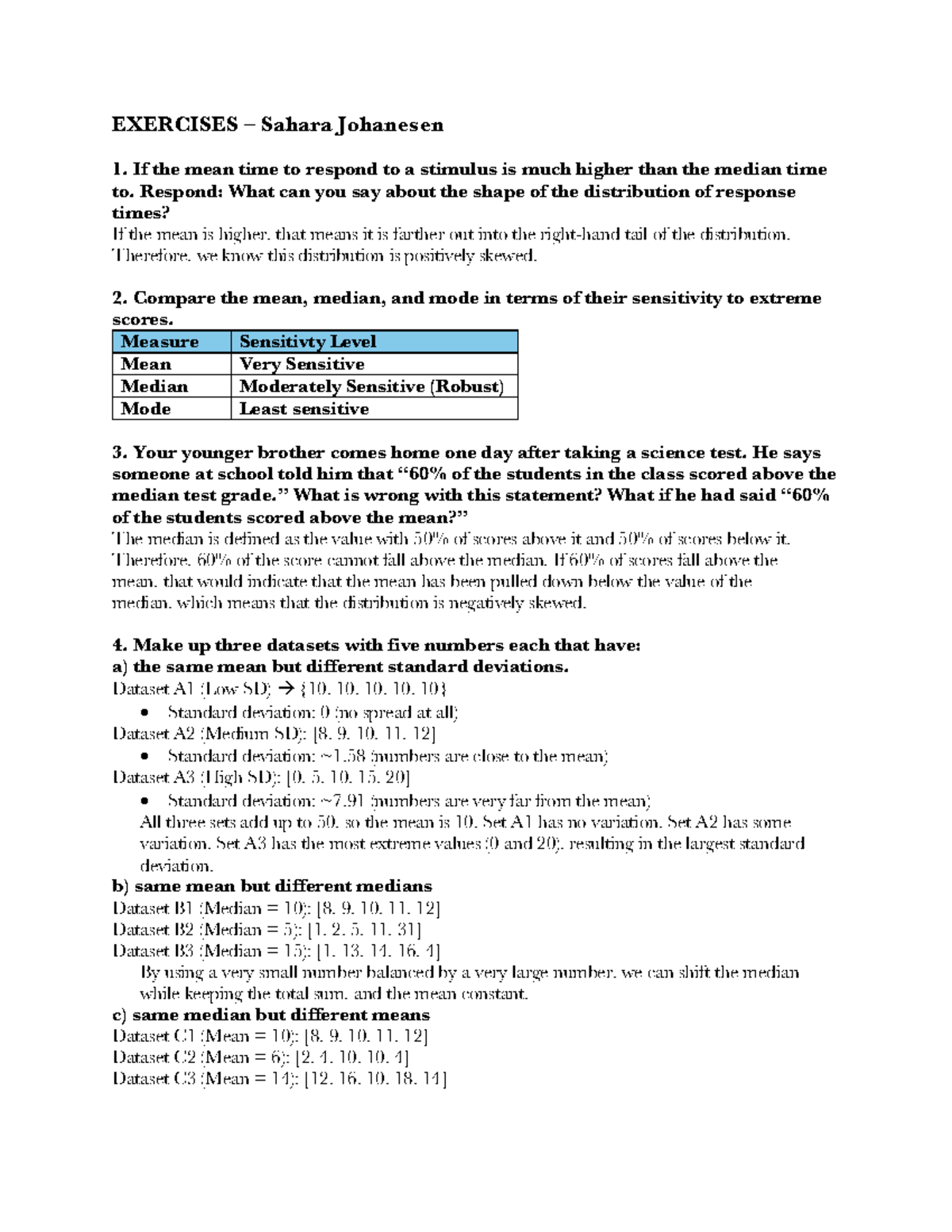 Ch. 3 Homework - Statistical Concepts & Distributions Analysis - Studocu