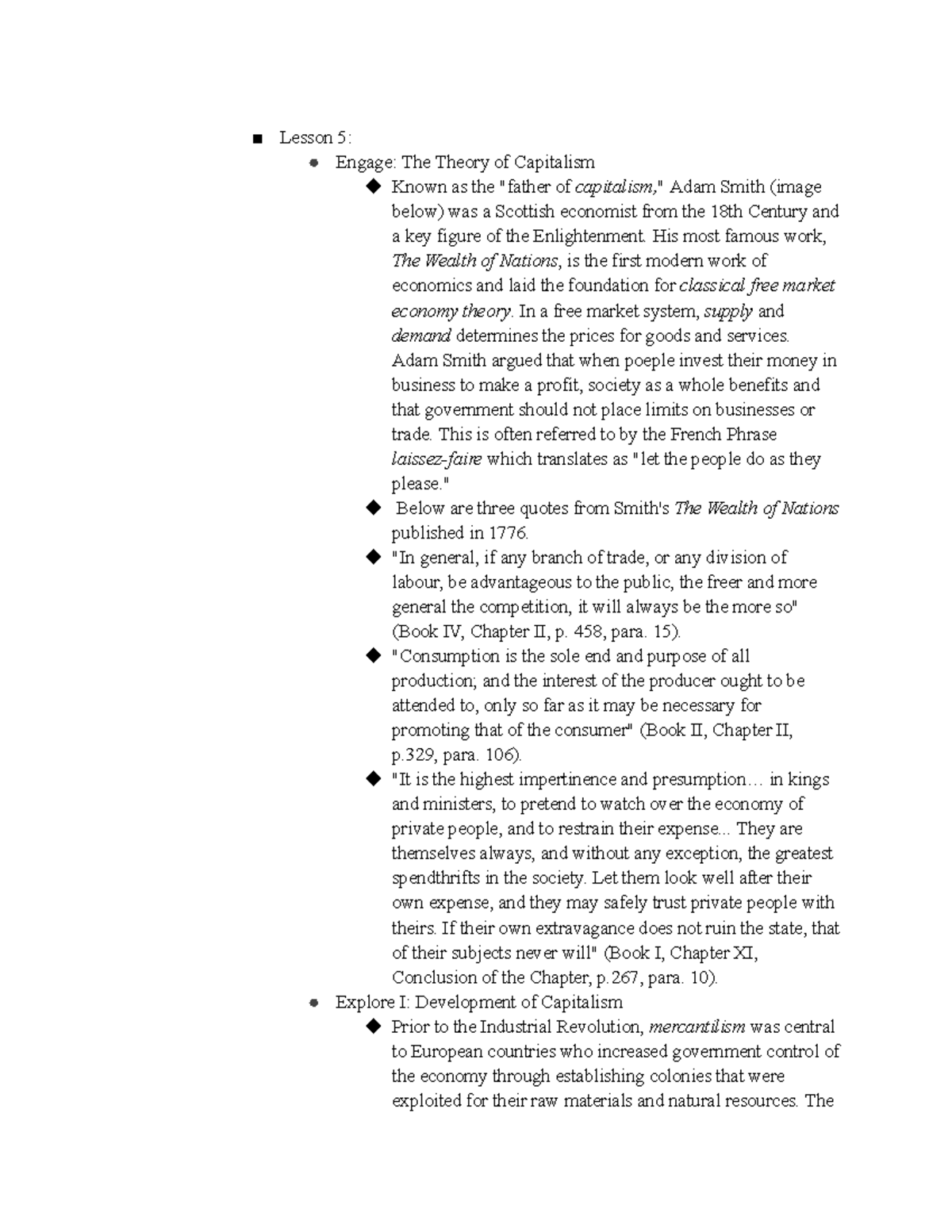 Ap World History (Unit 5 lessons 5-6) - Lesson 5: Engage: The Theory of ...