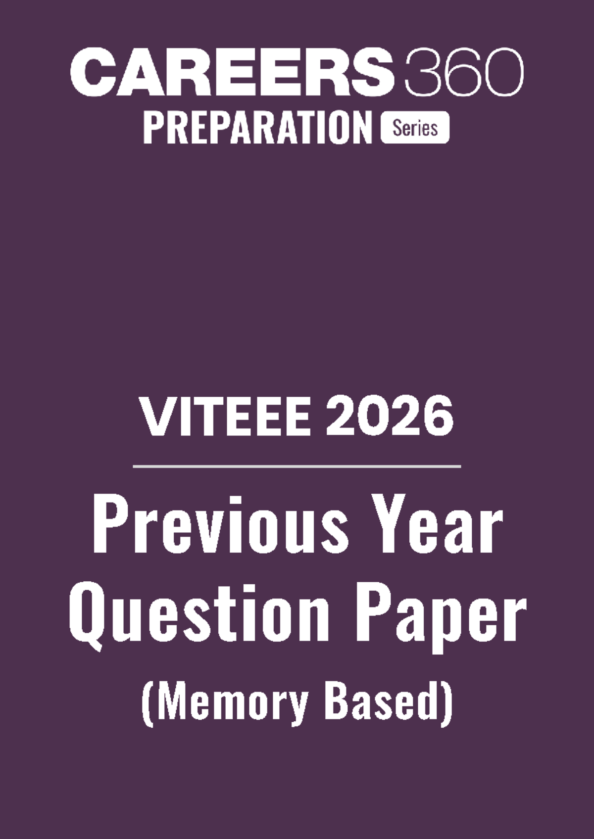 VITEEE 2026 Previous Year Question Paper & Exam Overview - Studocu