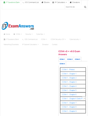CCNA v7 Modules 1 – 3 Basic Network Connectivity and Communications Exam Answers - Introduction ...