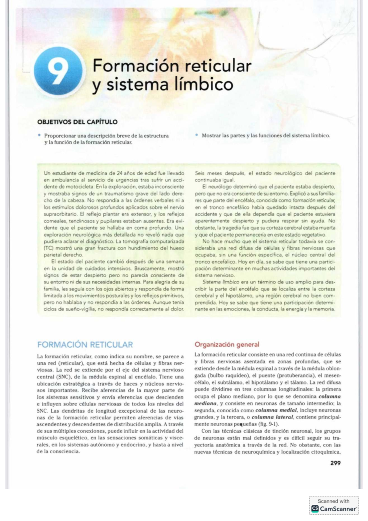 9 Formación Reticular y Sistema Límbico: Estructura y Funciones en ...