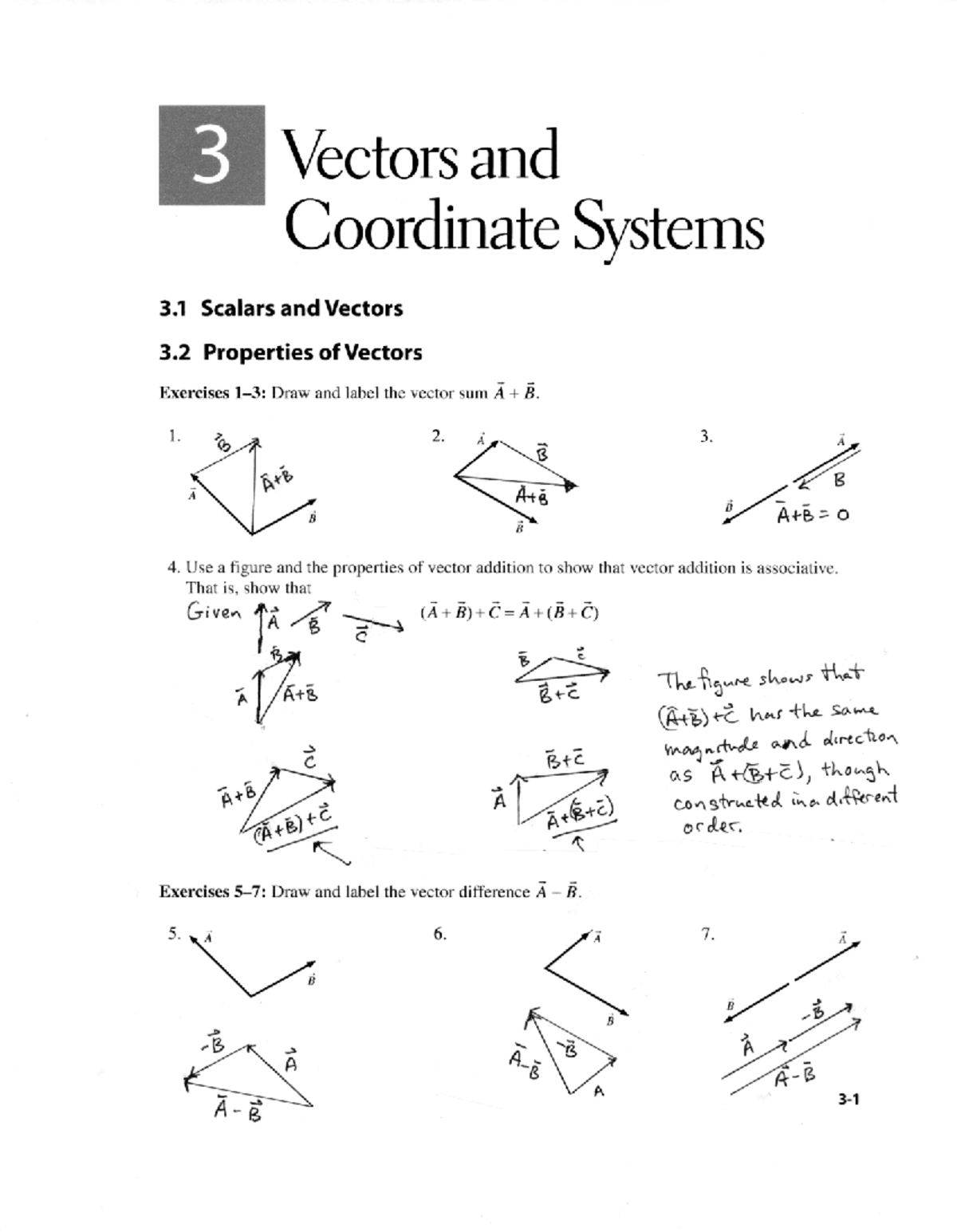Chapter 3 Final Exam Notes: Vectors and Coordinate Systems in CALCULUS ...