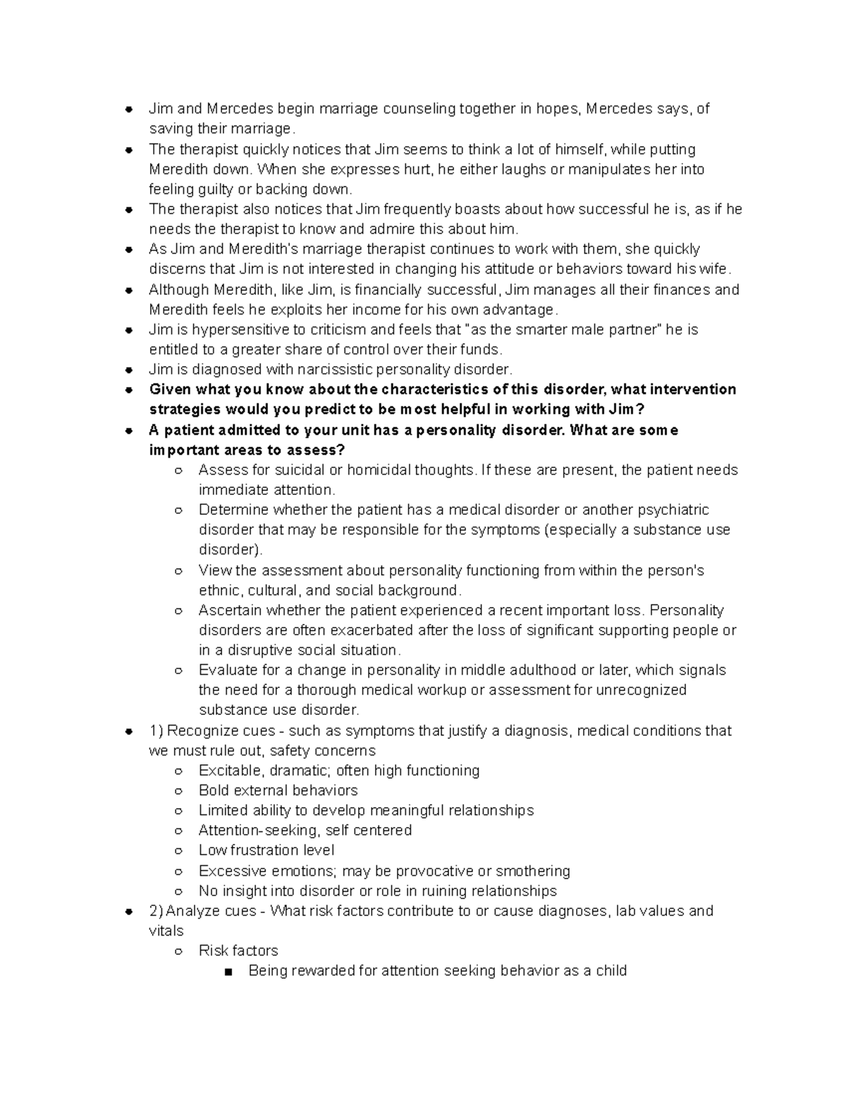 HIST 401 Histrionic Personality Disorder: Case Study and Interventions ...