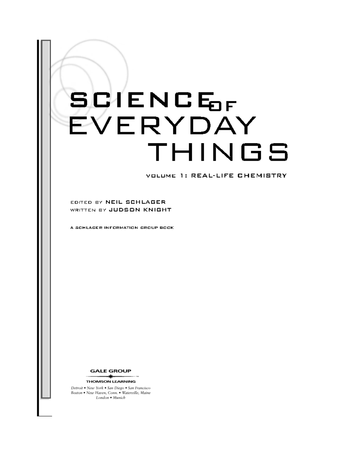 SCIENCE OF EVERYDAY THINGS: VOLUME 1 - REAL LIFE CHEMISTRY - Studocu