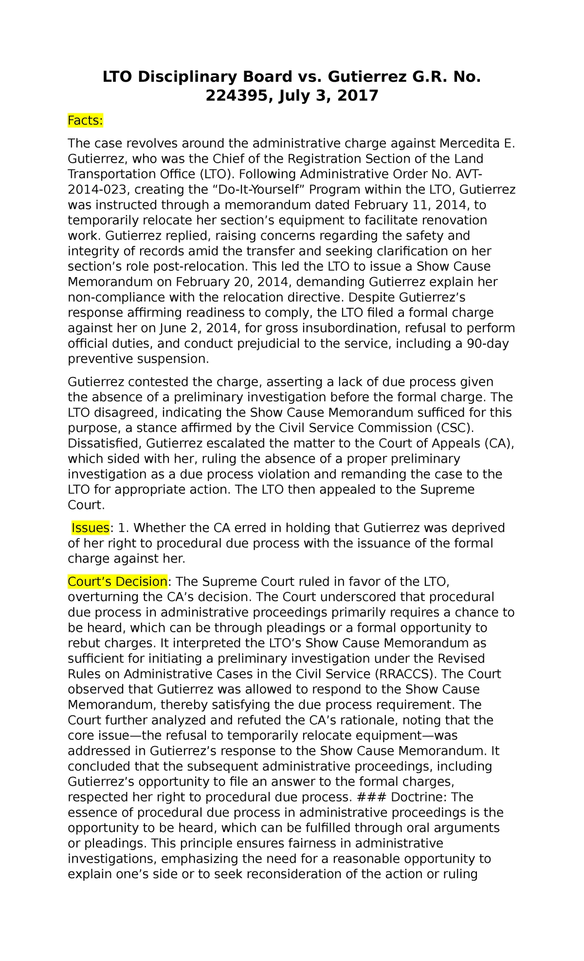 Deed of Waiver & Renunciation of Rights - Sample Document - Studocu