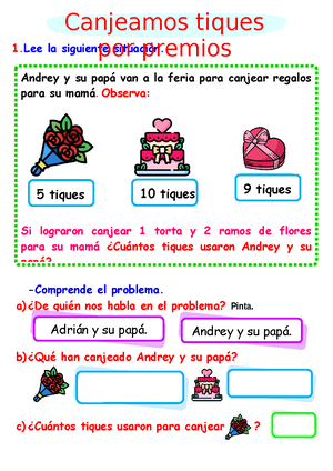 6to Primaria-PS-original 2023 - Actividades matemáticas - 1 a b c d 6 ...
