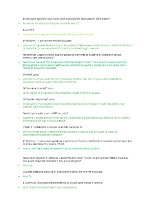 Modulo 7 EIPASS 2023: Domande e Risposte su PowerPoint - Studocu