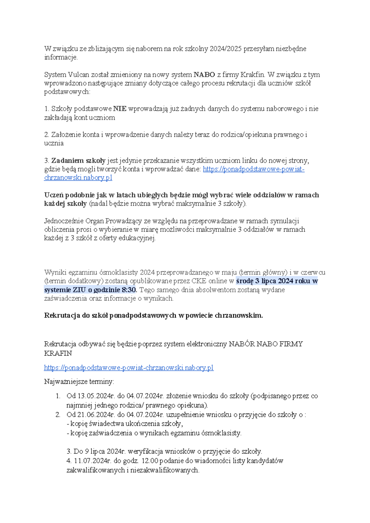 Rekrutacja - dasdwa - W związku ze zbliżającym się naborem na rok ...