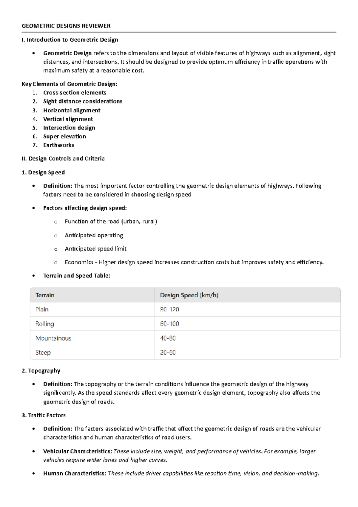 GEOMETRIC DESIGNS REVIEWER (Course Code: GEOM 101) - Studocu