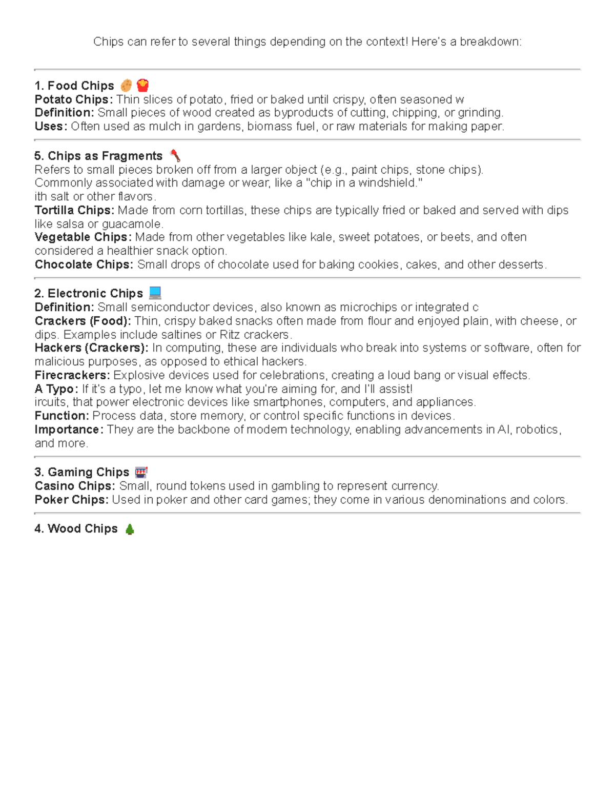 Jj - english - Chips can refer to several things depending on the ...