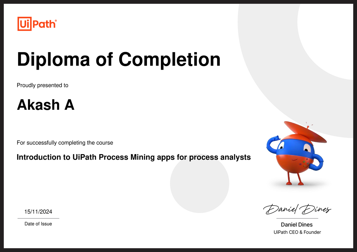 Introduction to Ui Path Process Mining apps for process analysts Akash ...